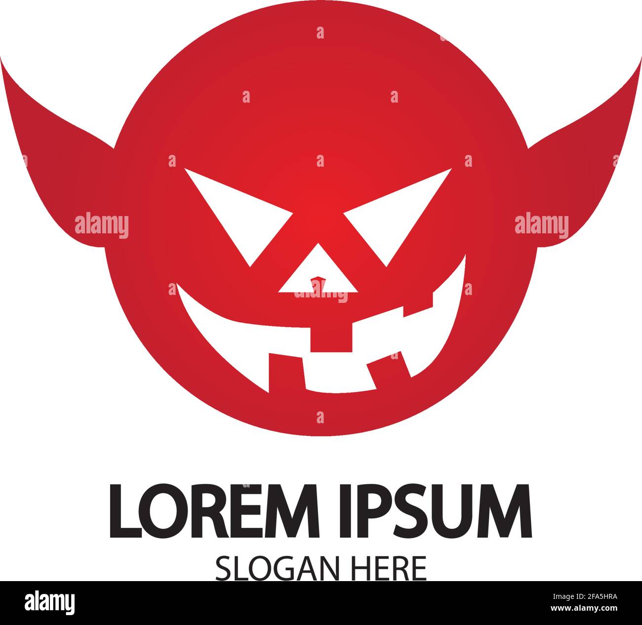 Devil logo vector icon template Stock Vector Image & Art - Alamy