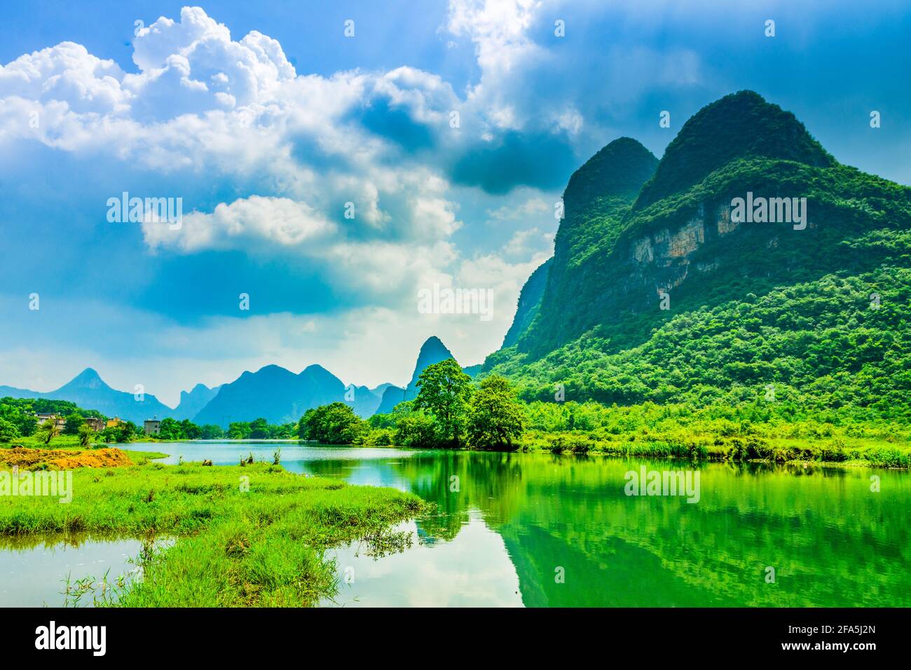 Landscape in summer Stock Photo - Alamy