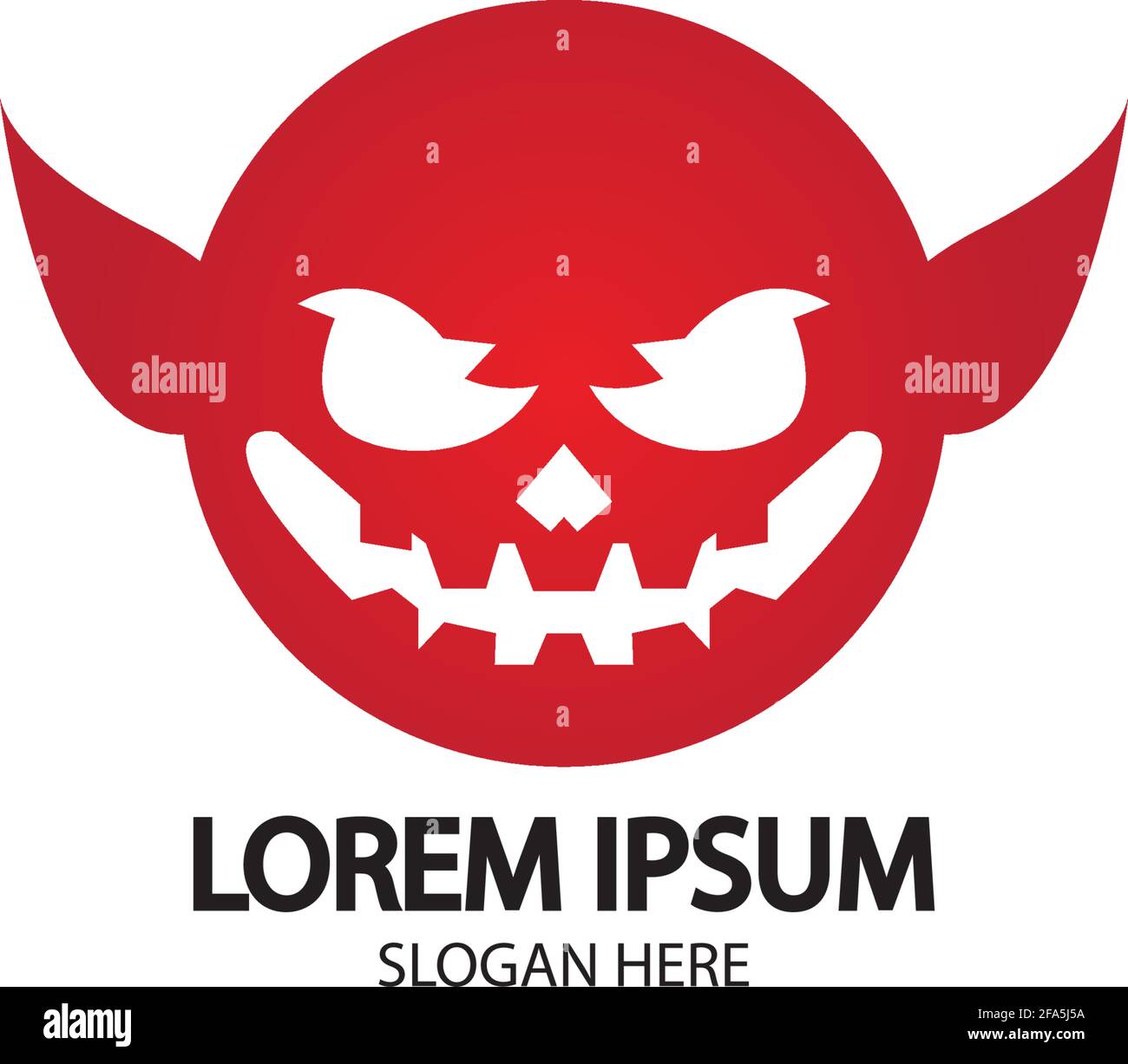 Devil logo vector icon template Stock Vector Image & Art - Alamy