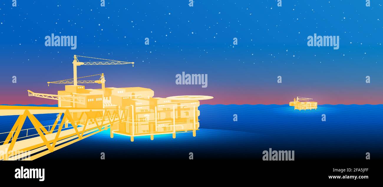 Oil rig design hi-res stock photography and images - Alamy