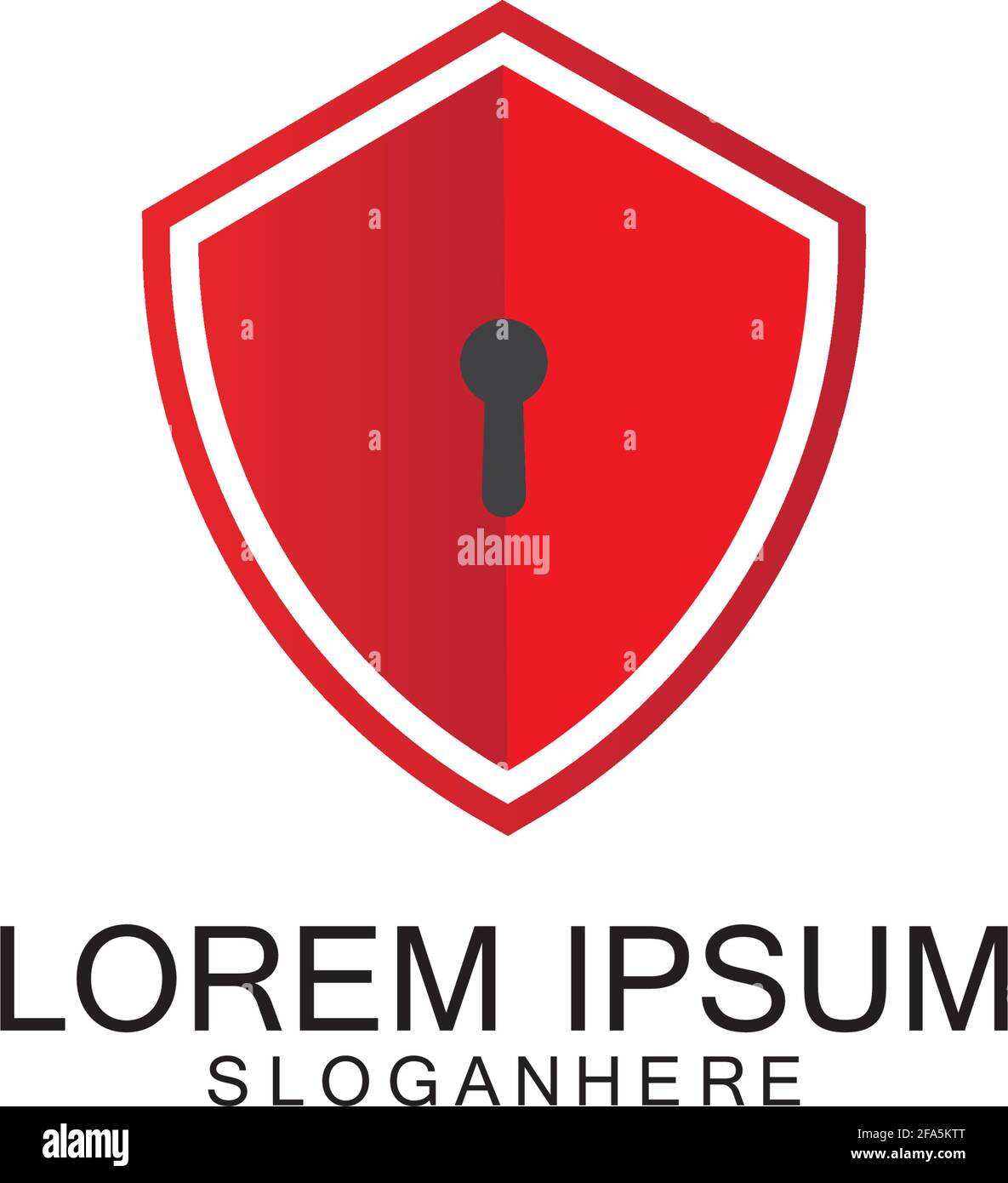 security shield logo vector icon design template Stock Vector Image ...