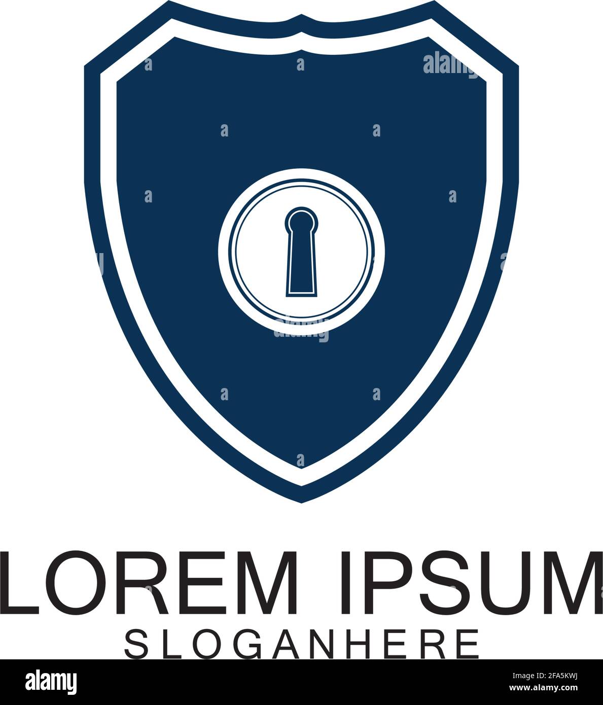 security shield logo vector icon design template Stock Vector Image ...