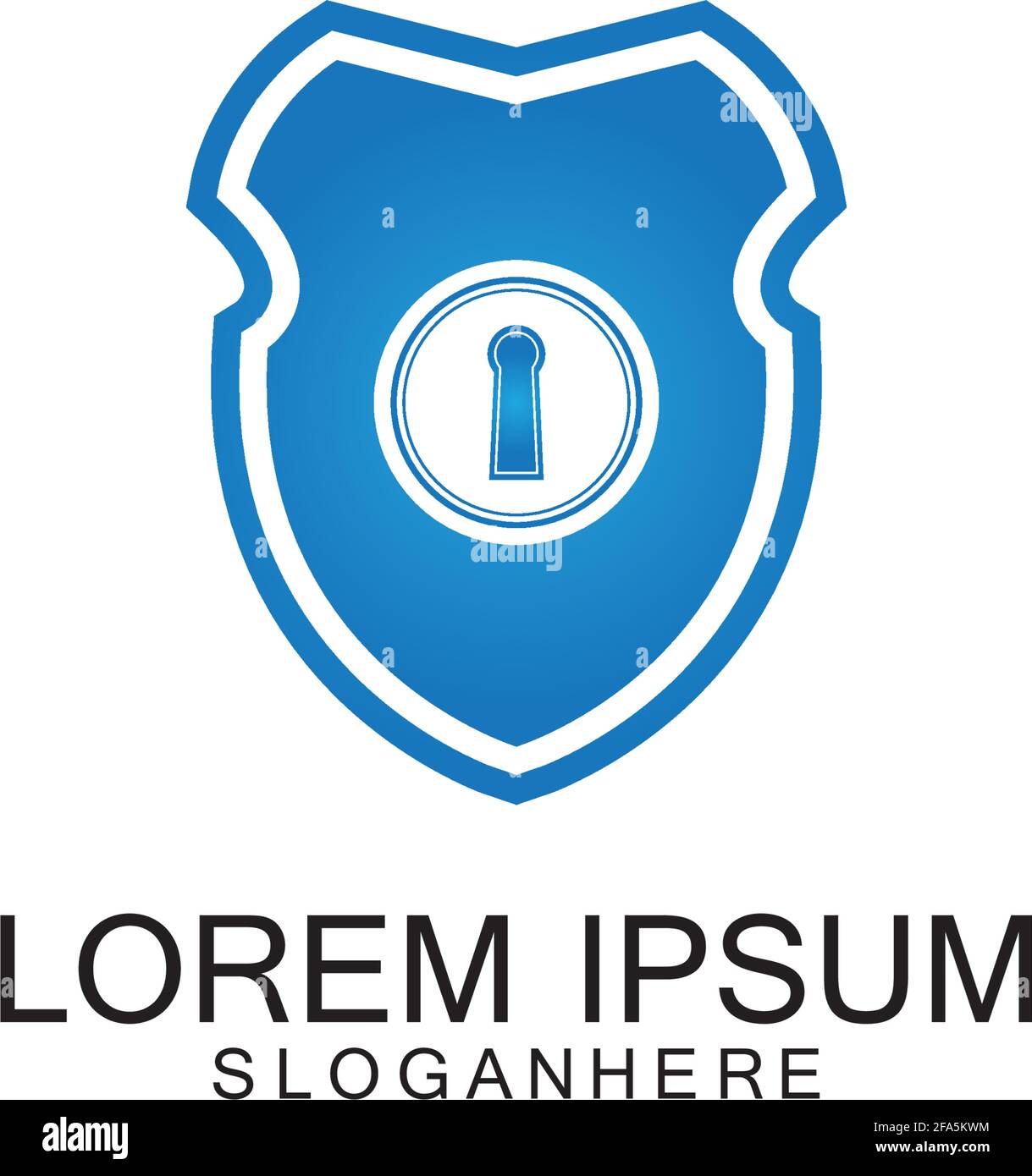 security shield logo vector icon design template Stock Vector Image ...