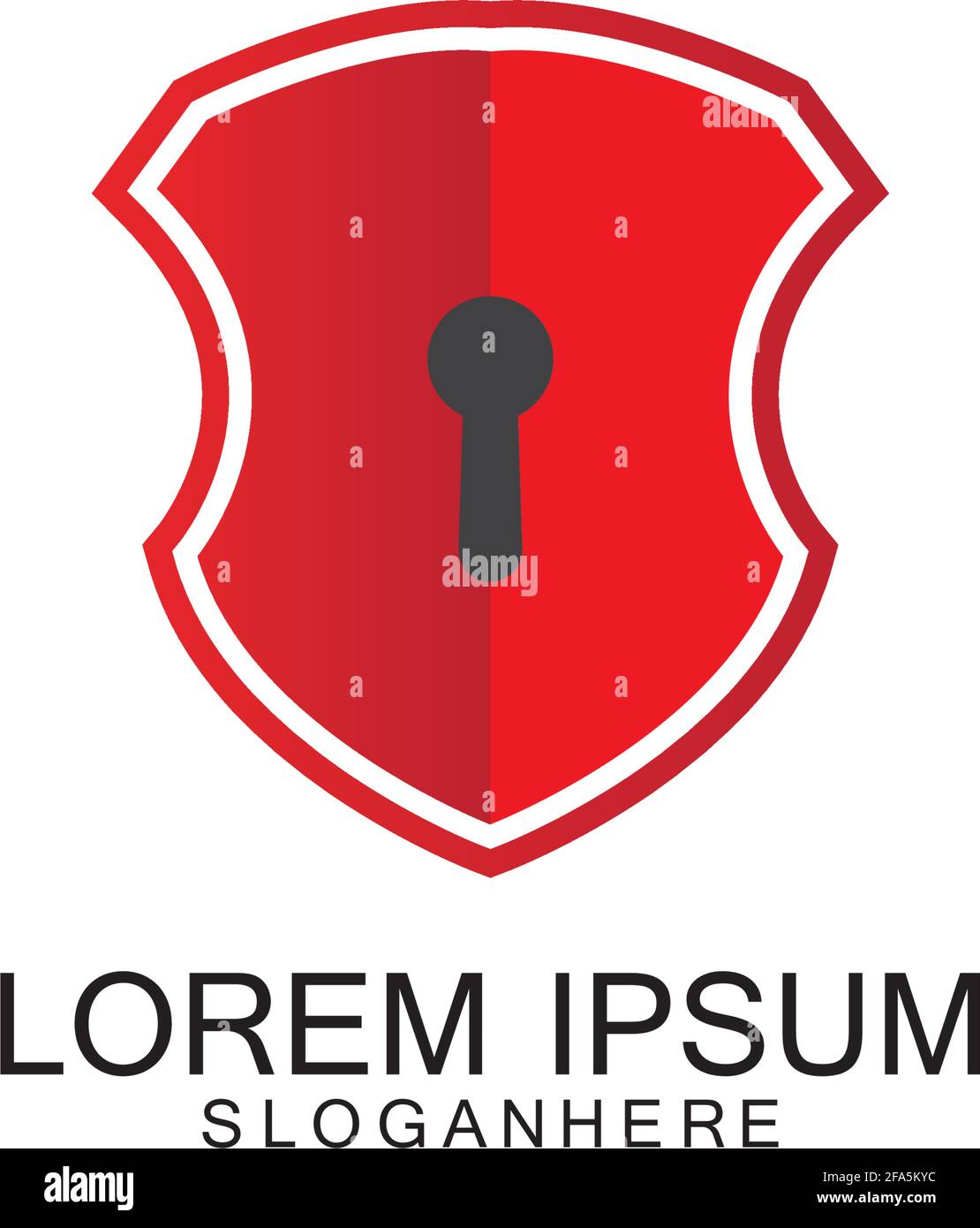 security shield logo vector icon design template Stock Vector Image ...