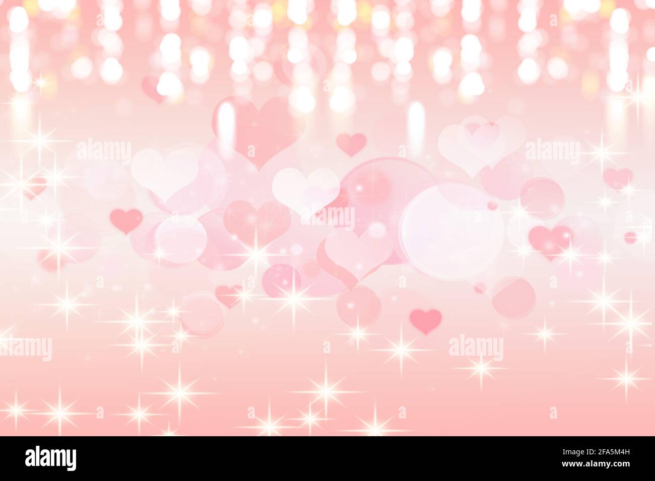 Baby Pink Hearts Background