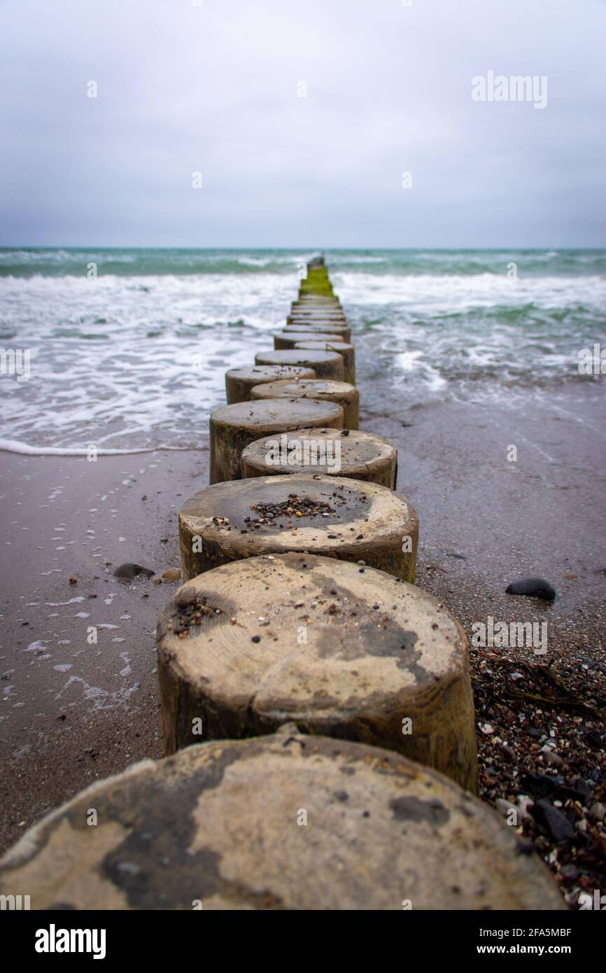 Old pier stumps hi-res stock photography and images - Alamy