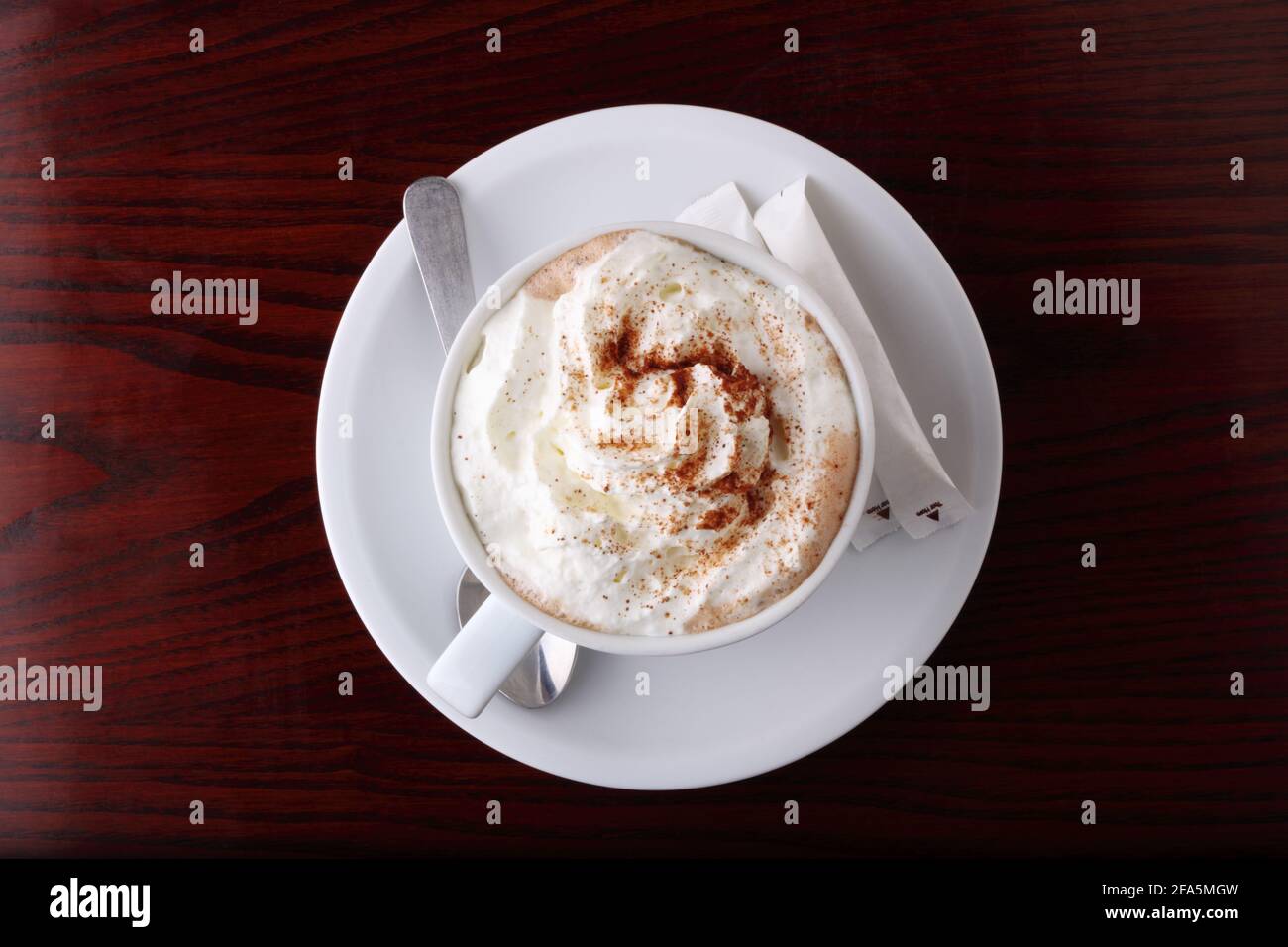 Cup hot chocolate view hi-res stock photography and images - Alamy