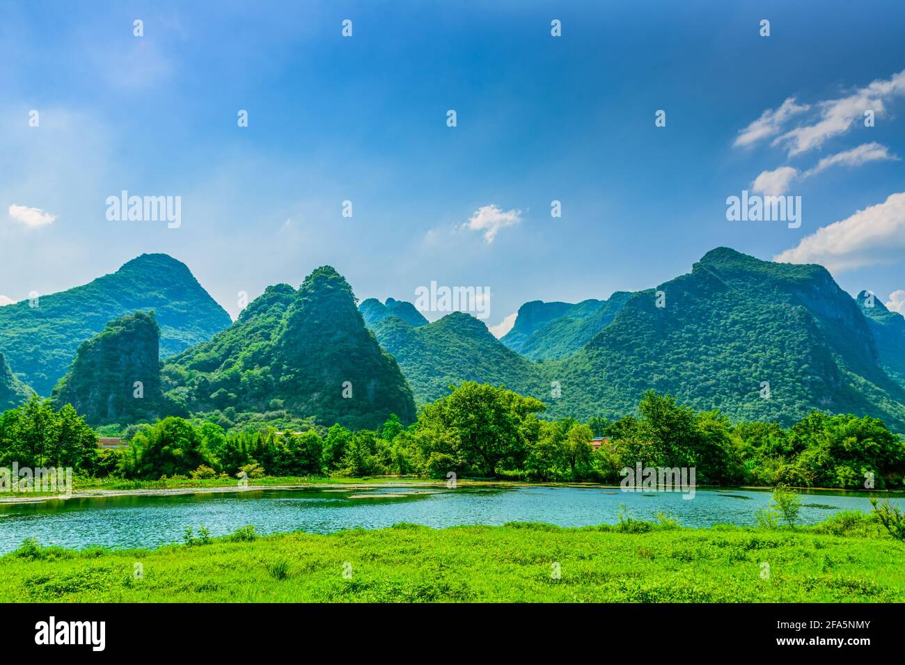 Landscape in summer Stock Photo - Alamy