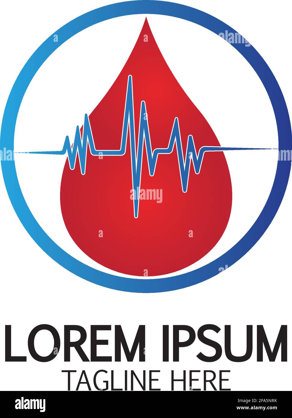 Health care&Blood donation logo icon design template Stock Vector Image ...