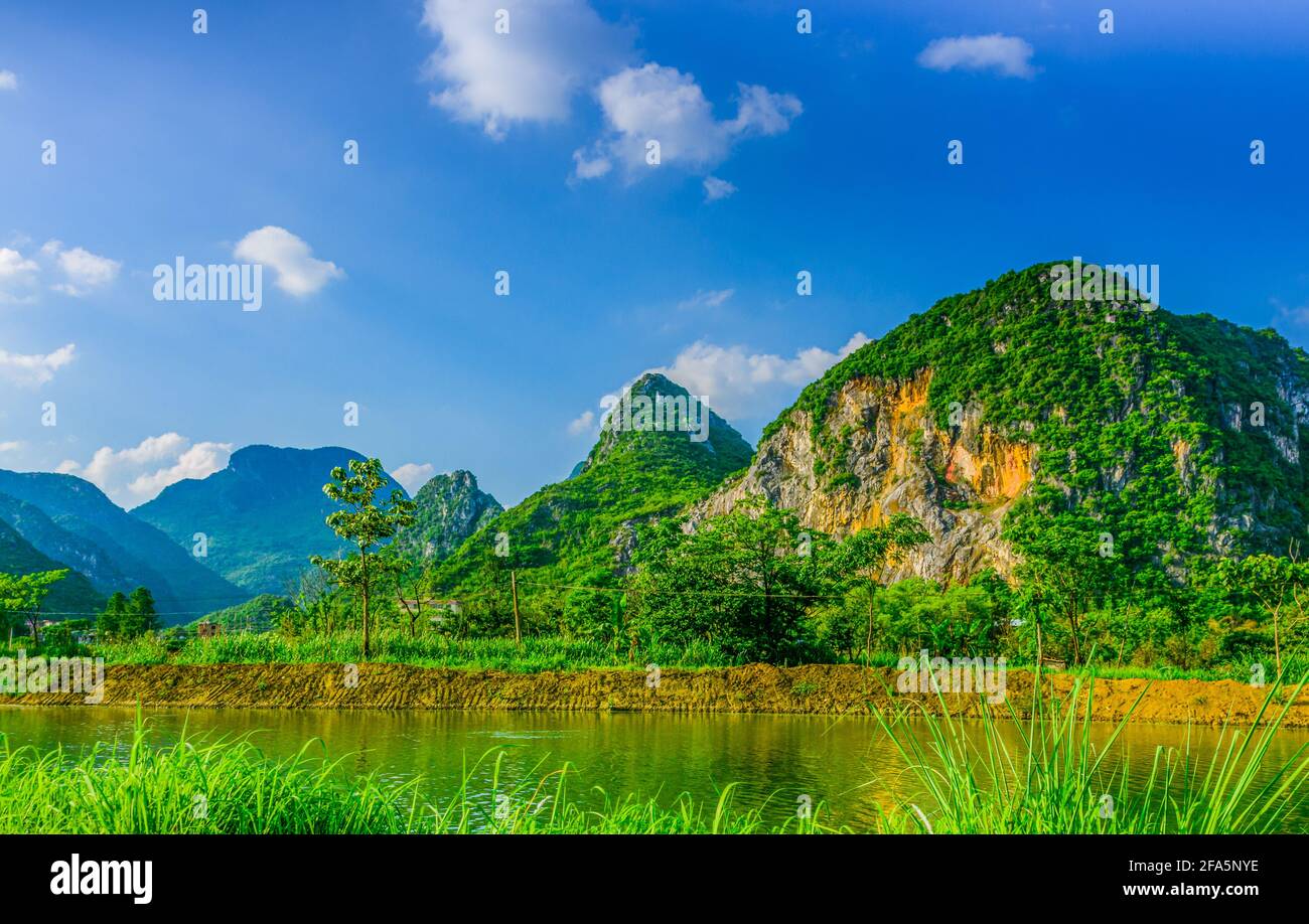 Landscape in summer season Stock Photo - Alamy