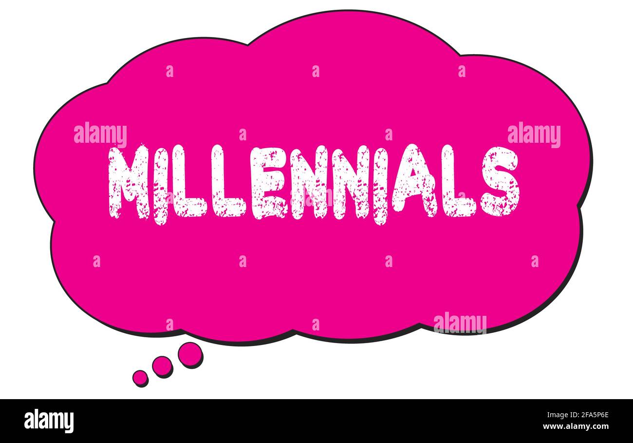 Millennials stamp Cut Out Stock Images & Pictures - Alamy