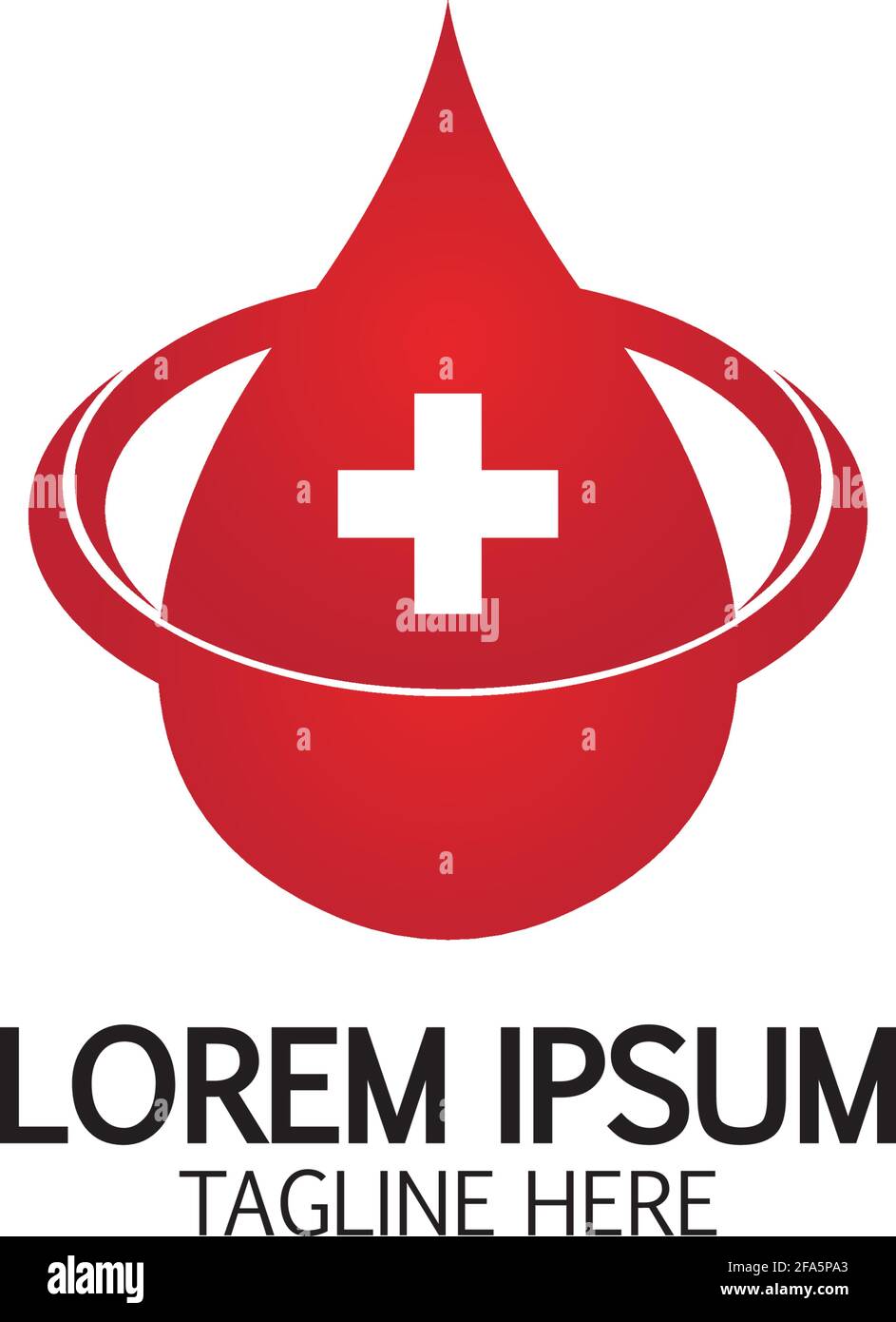 Health care&Blood donation logo icon design template Stock Vector Image ...