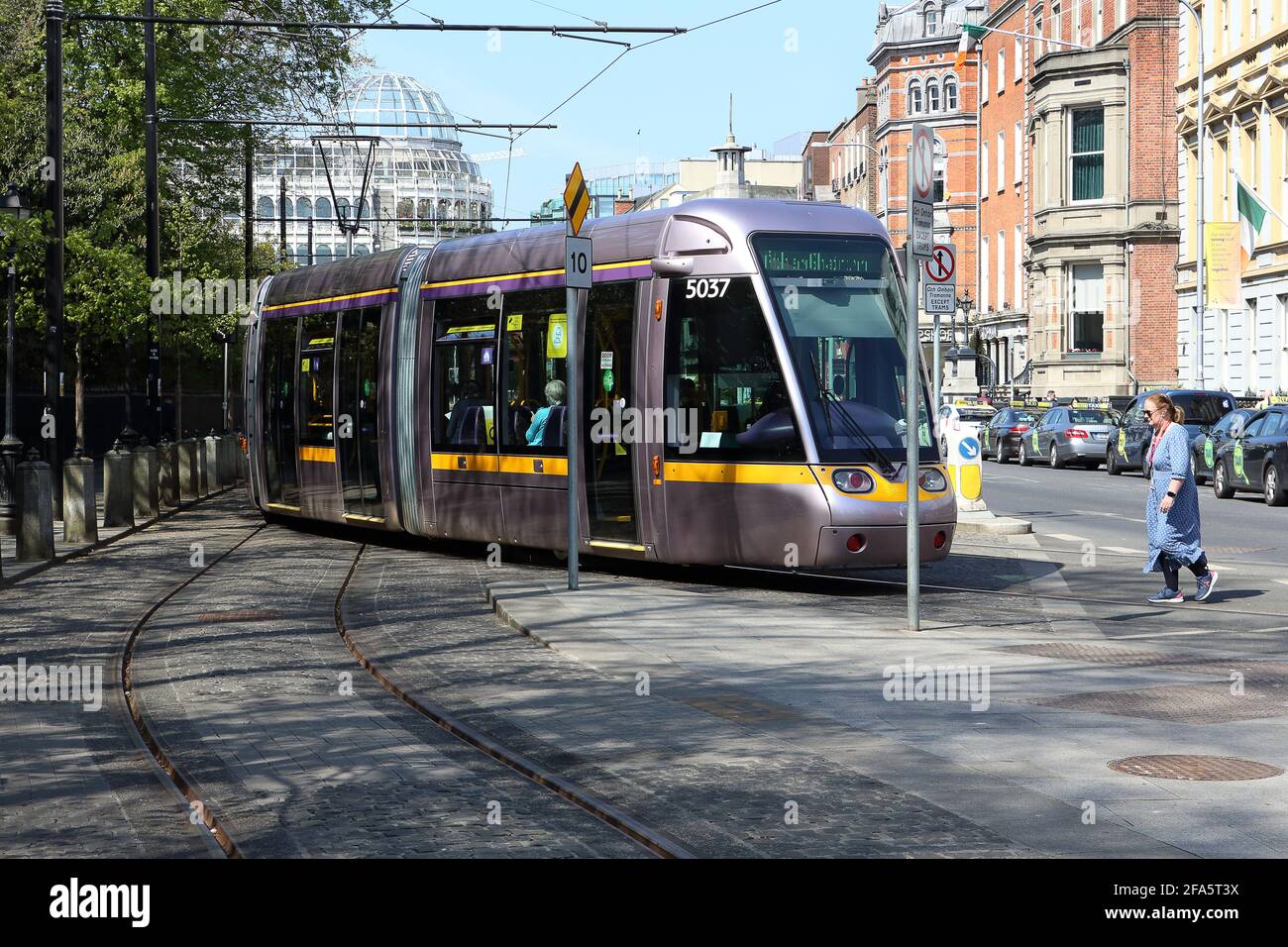 The Luas tram system in Dublin Stock Photo - Alamy