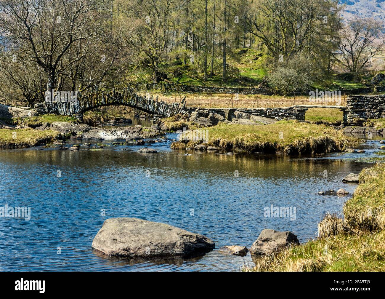 Slaters Bridge was used by slate miners working in a nearby slate ...