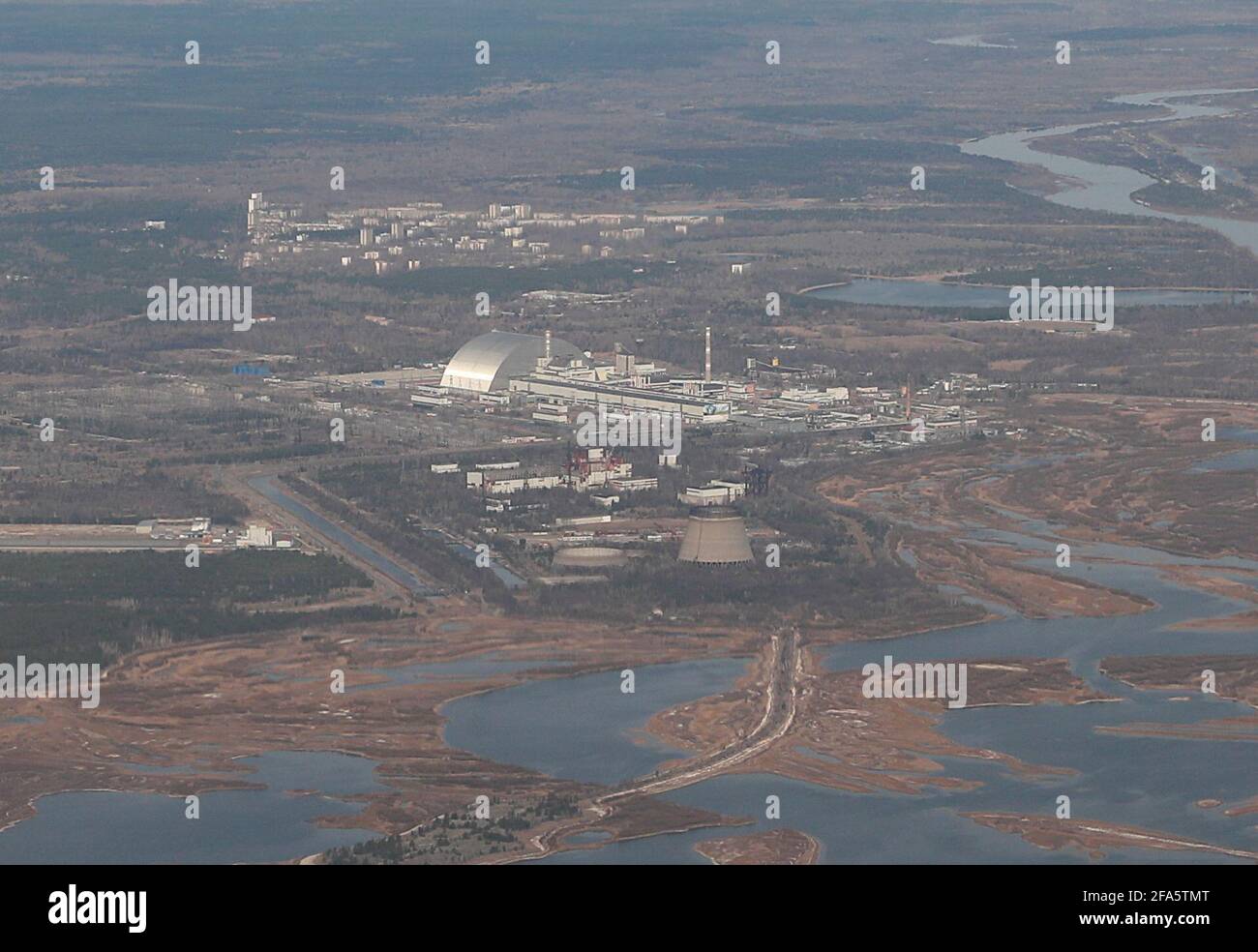 Chernobyl 1986 aerial hi-res stock photography and images - Alamy