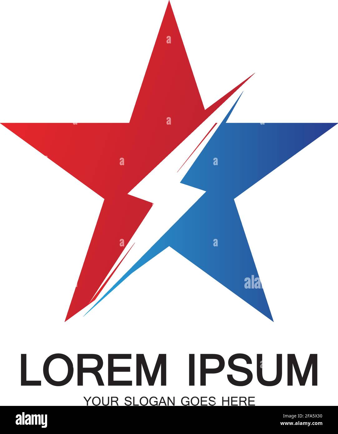 Lightning Star,Energy Star logo vector icon design template Stock ...