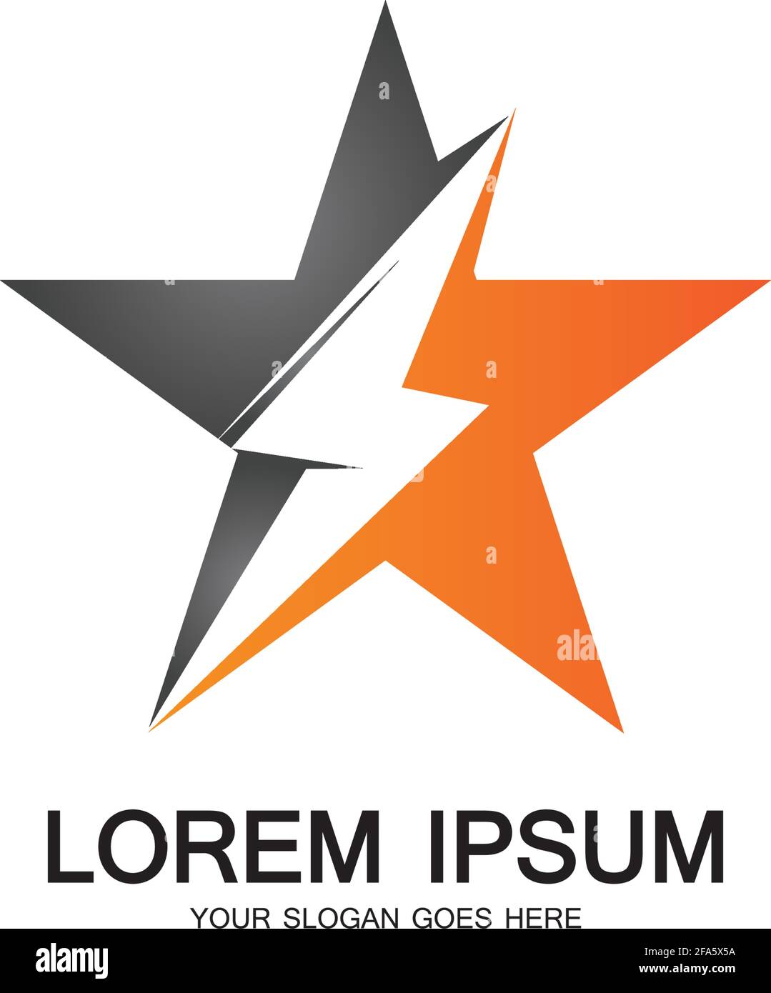 Lightning Star,Energy Star logo vector icon design template Stock ...