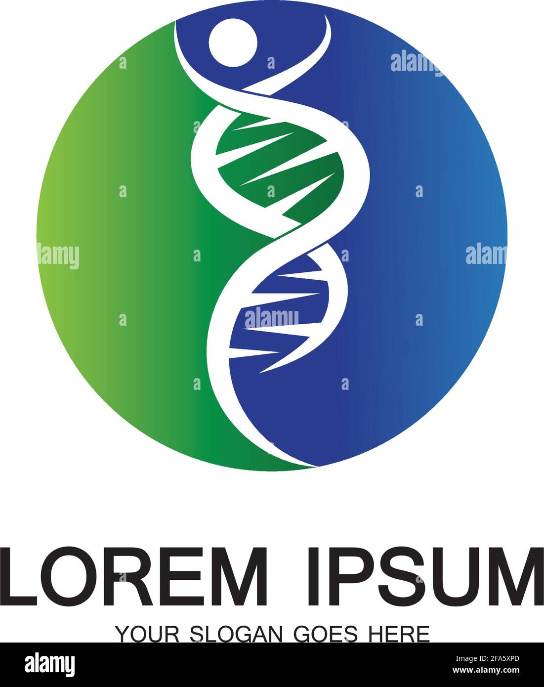 Human DNA logo icon design-vector Stock Vector Image & Art - Alamy