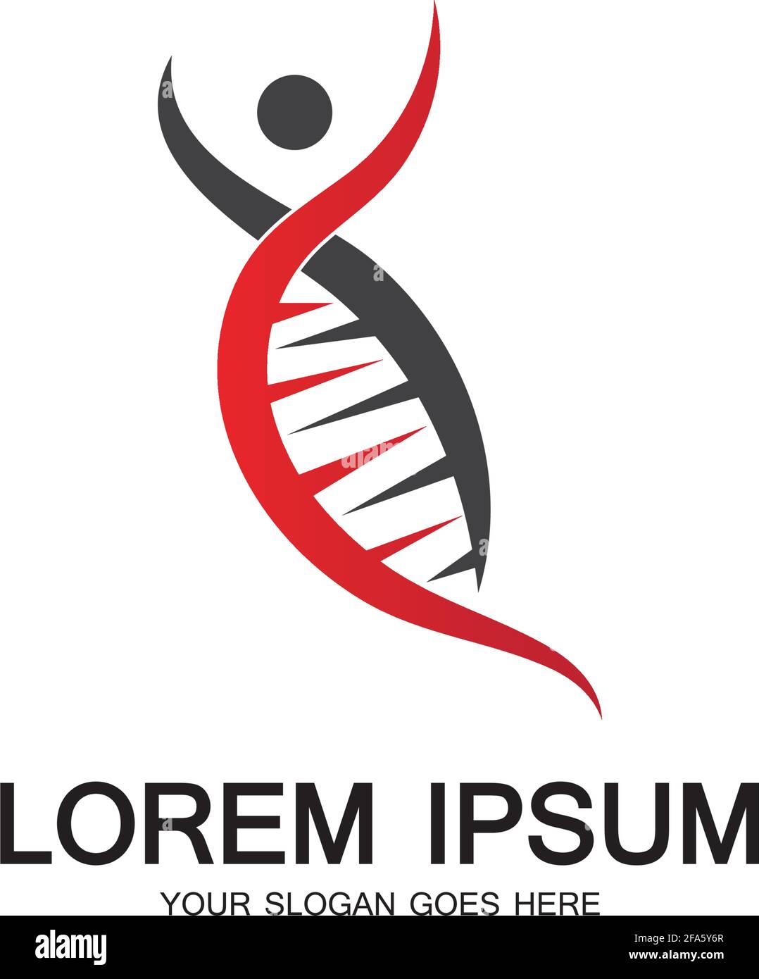 Human DNA logo icon design-vector Stock Vector Image & Art - Alamy