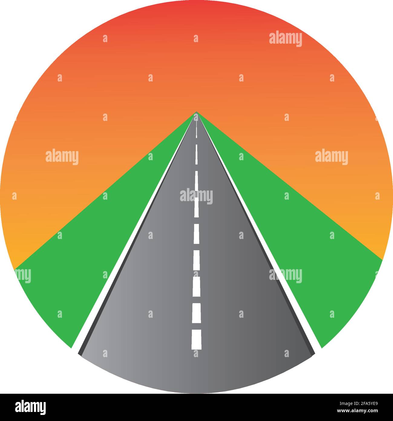 White roadside Stock Vector Images - Alamy