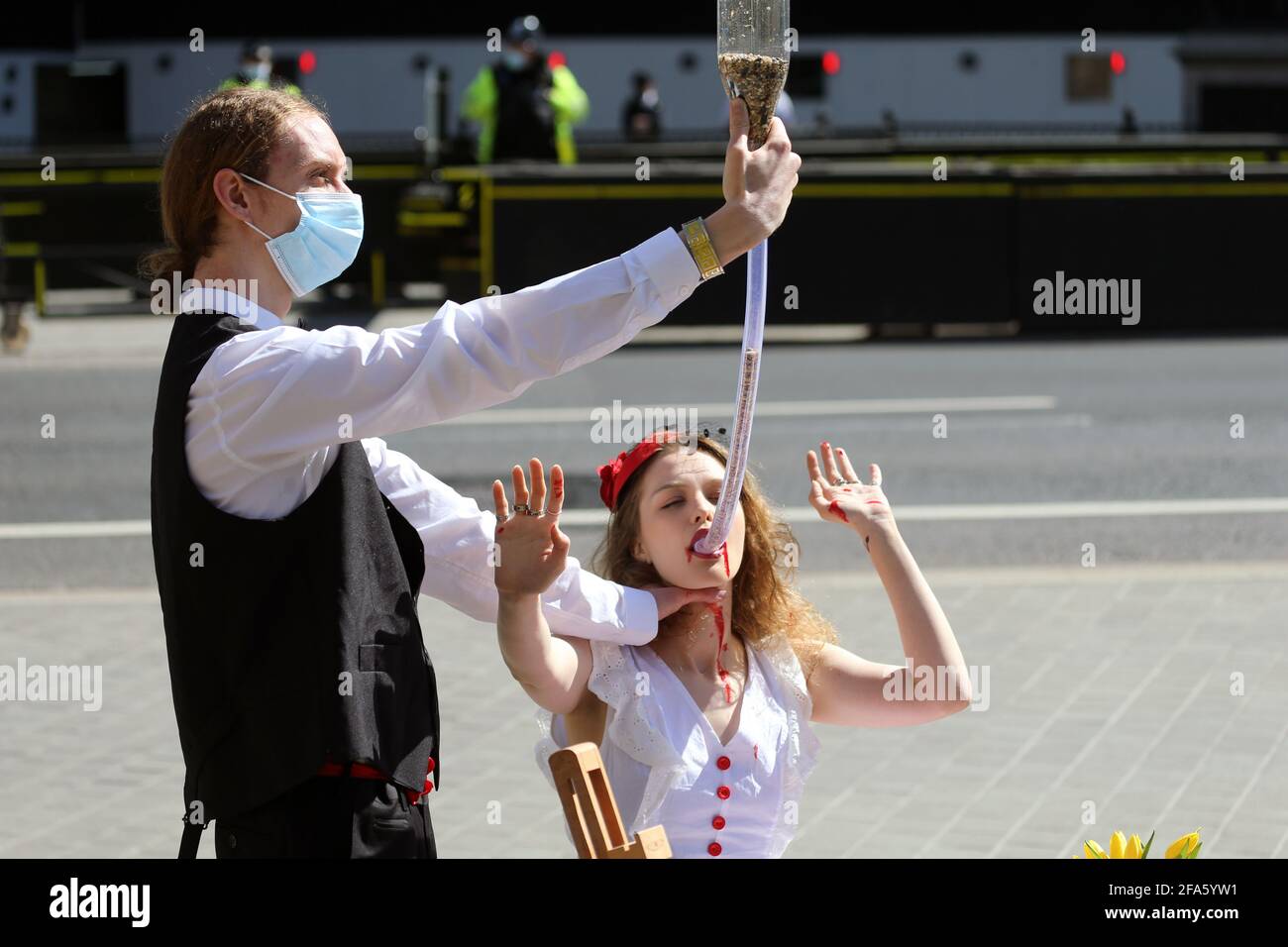 Peta supporter hi-res stock photography and images - Alamy