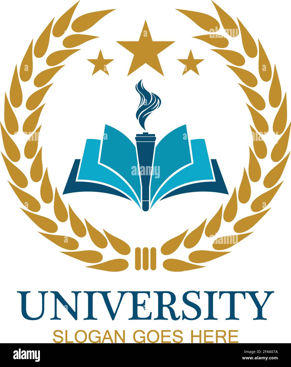 University, Academy, School and Course logo design template Stock ...