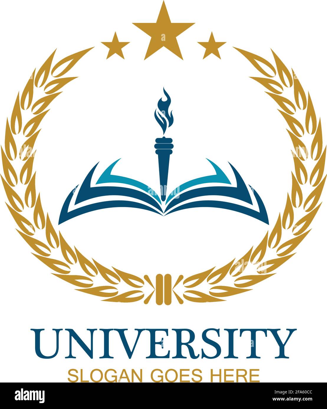 University, Academy, School and Course logo design template Stock ...