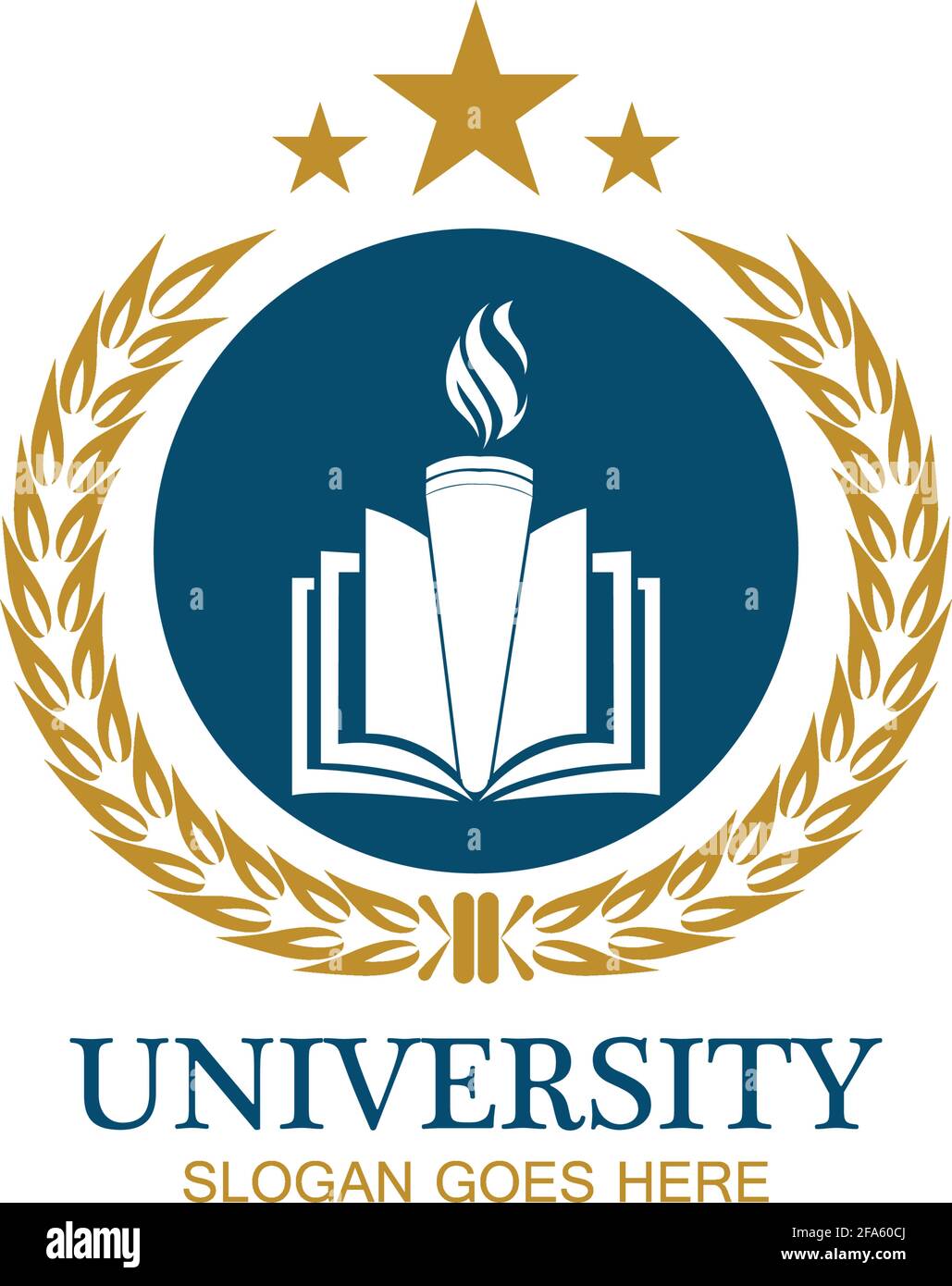 University, Academy, School and Course logo design template Stock ...