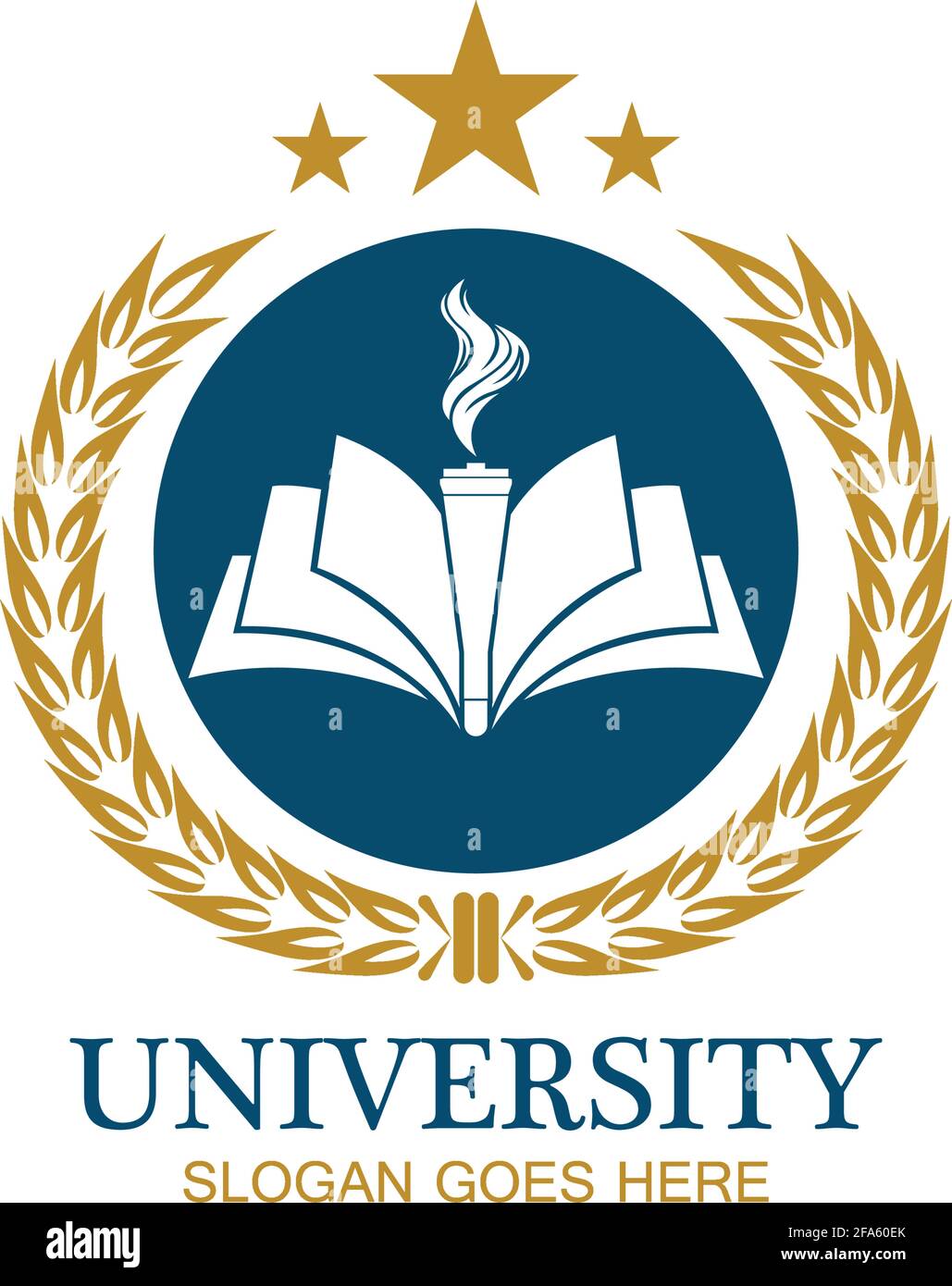 University, Academy, School and Course logo design template Stock ...