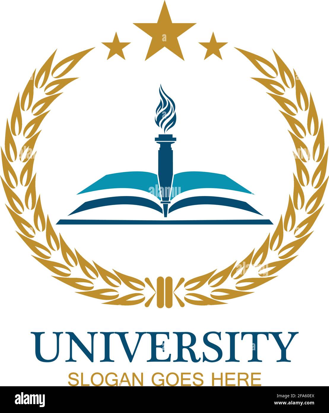 University, Academy, School and Course logo design template Stock ...