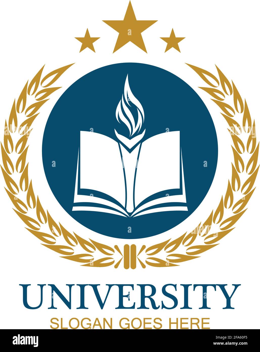 University, Academy, School and Course logo design template Stock ...
