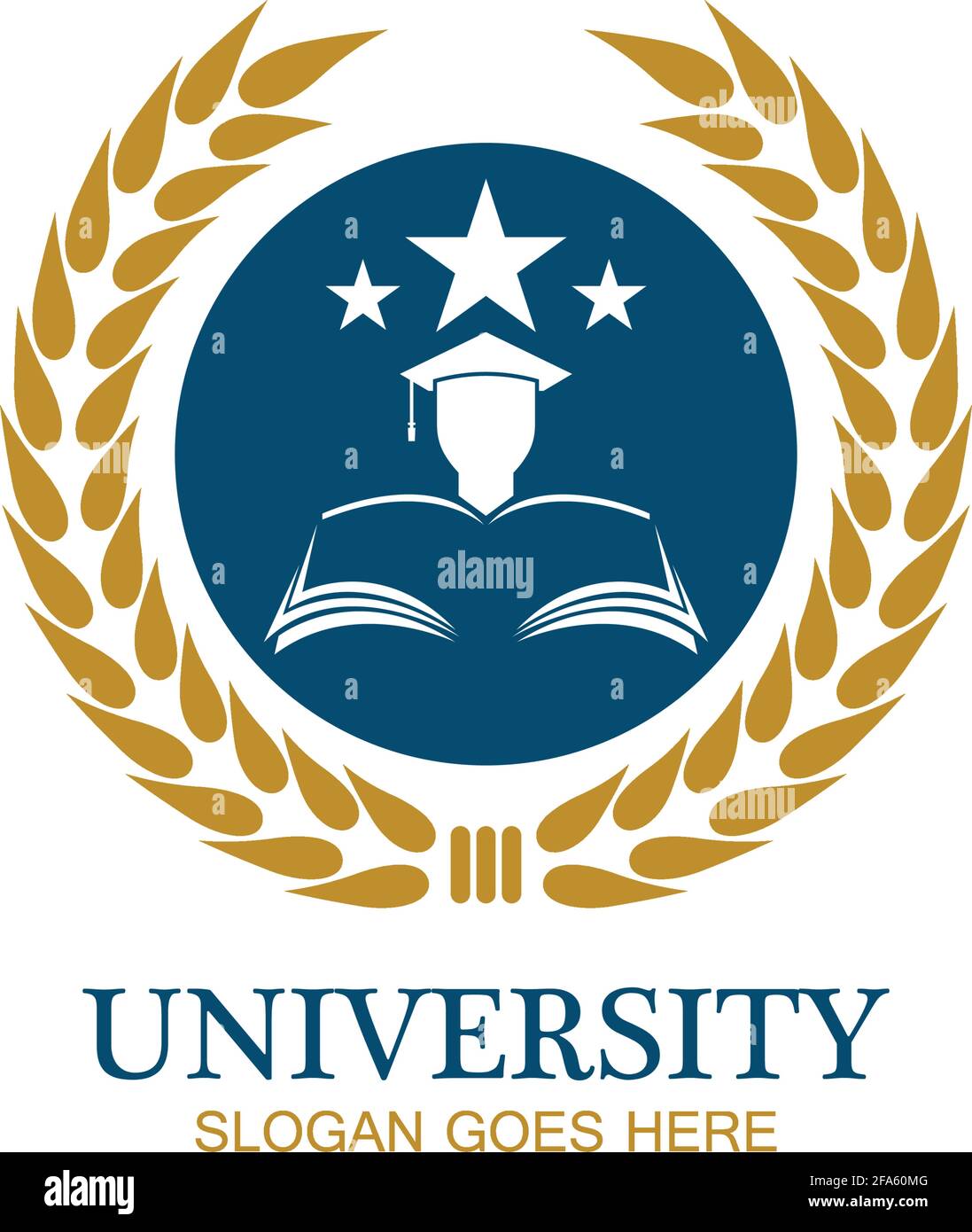 University, Academy, School and Course logo design template Stock ...