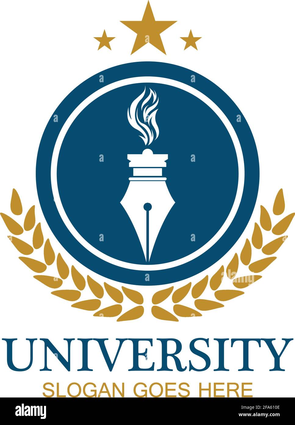 University, Academy, School and Course logo design template Stock ...