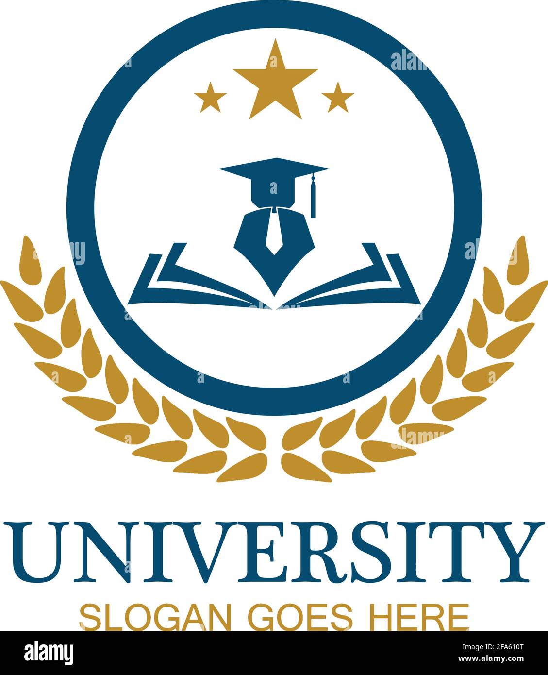 University, Academy, School and Course logo design template Stock ...