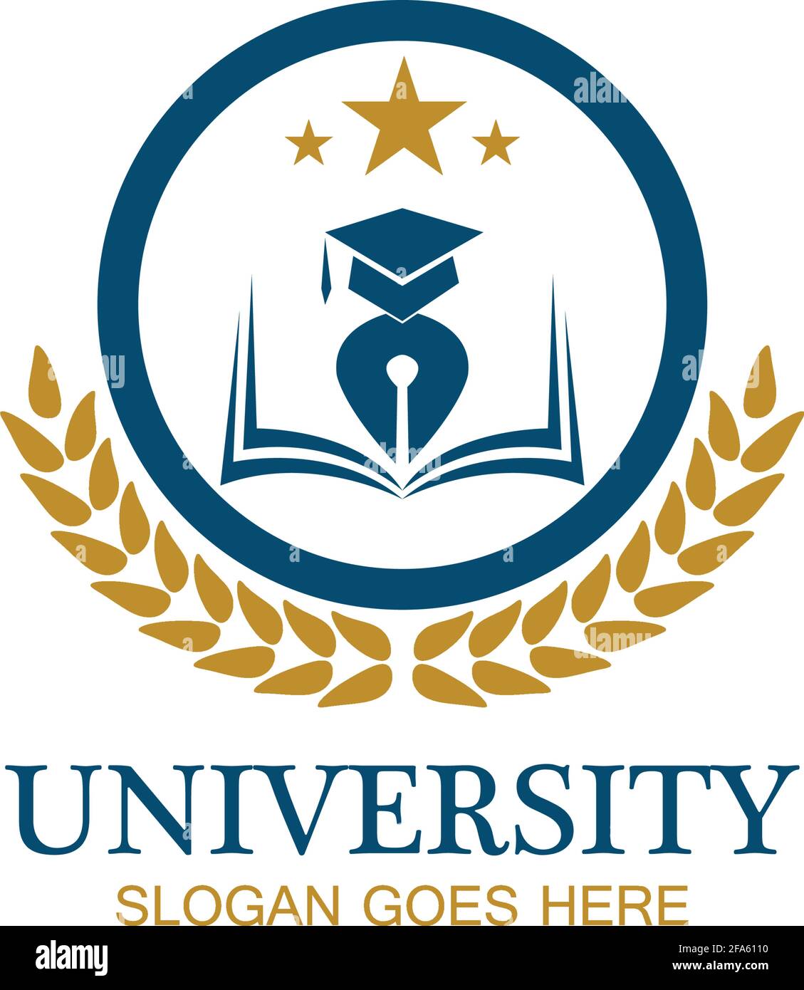 University, Academy, School and Course logo design template Stock ...