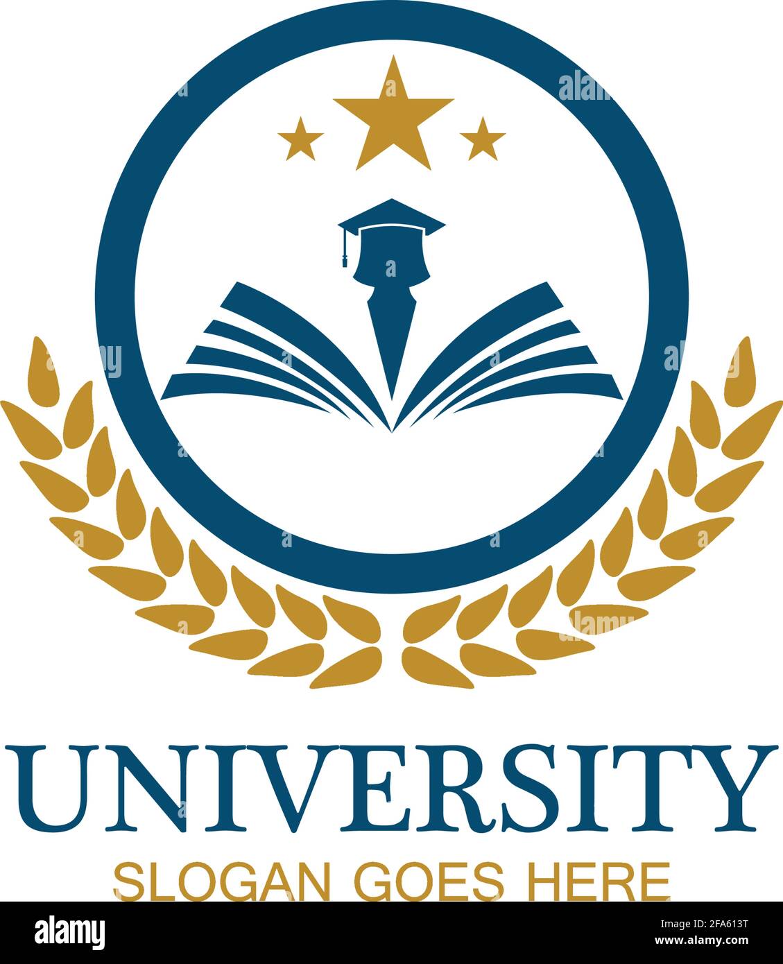 University, Academy, School and Course logo design template Stock ...