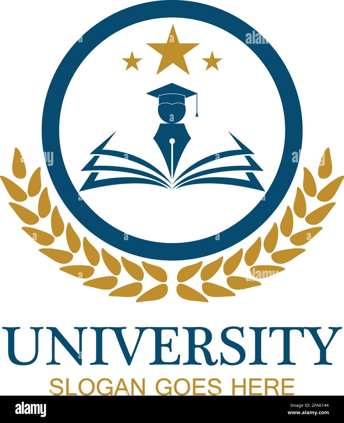 University, Academy, School and Course logo design template Stock ...