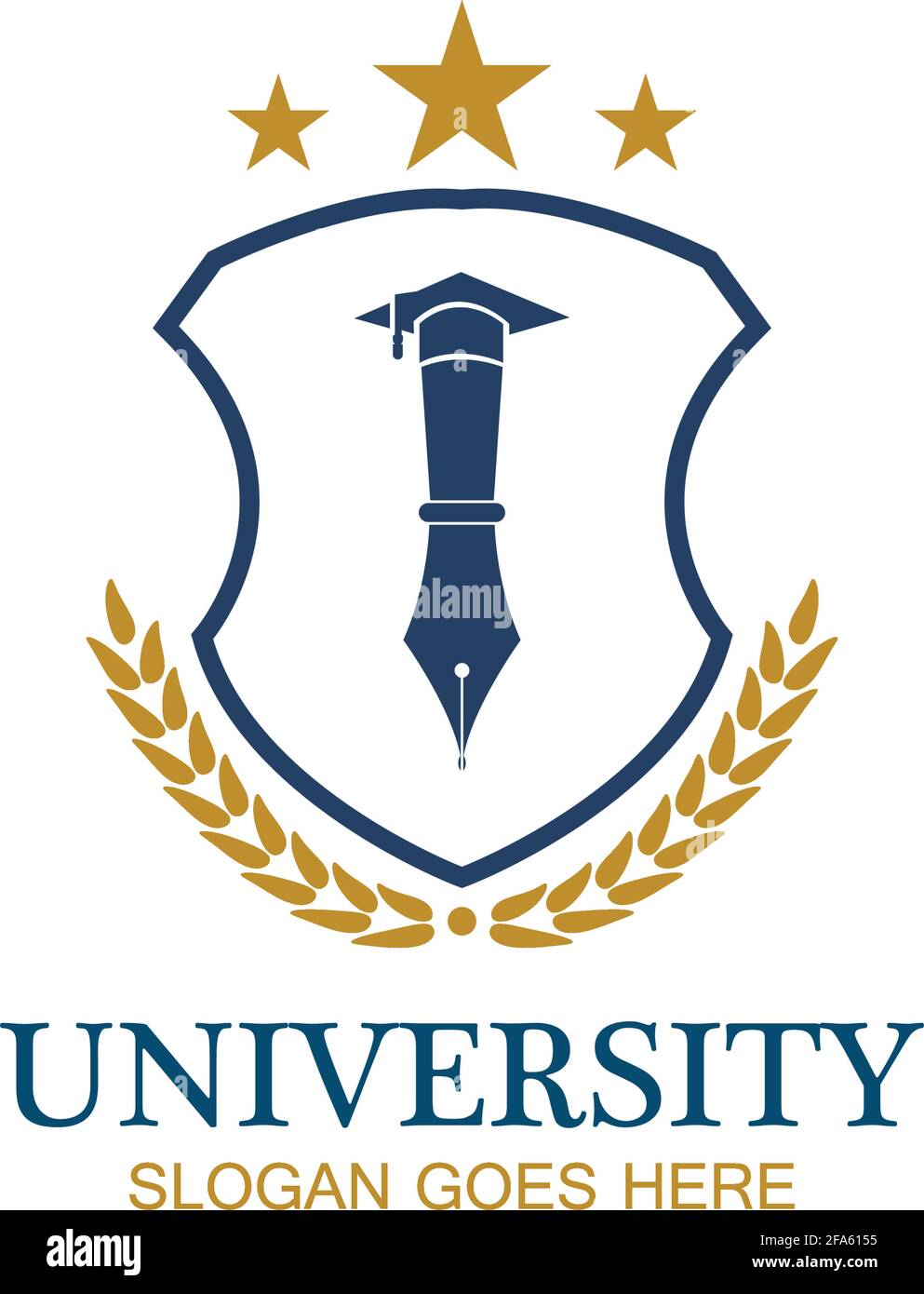 University, Academy, School and Course logo design template Stock ...