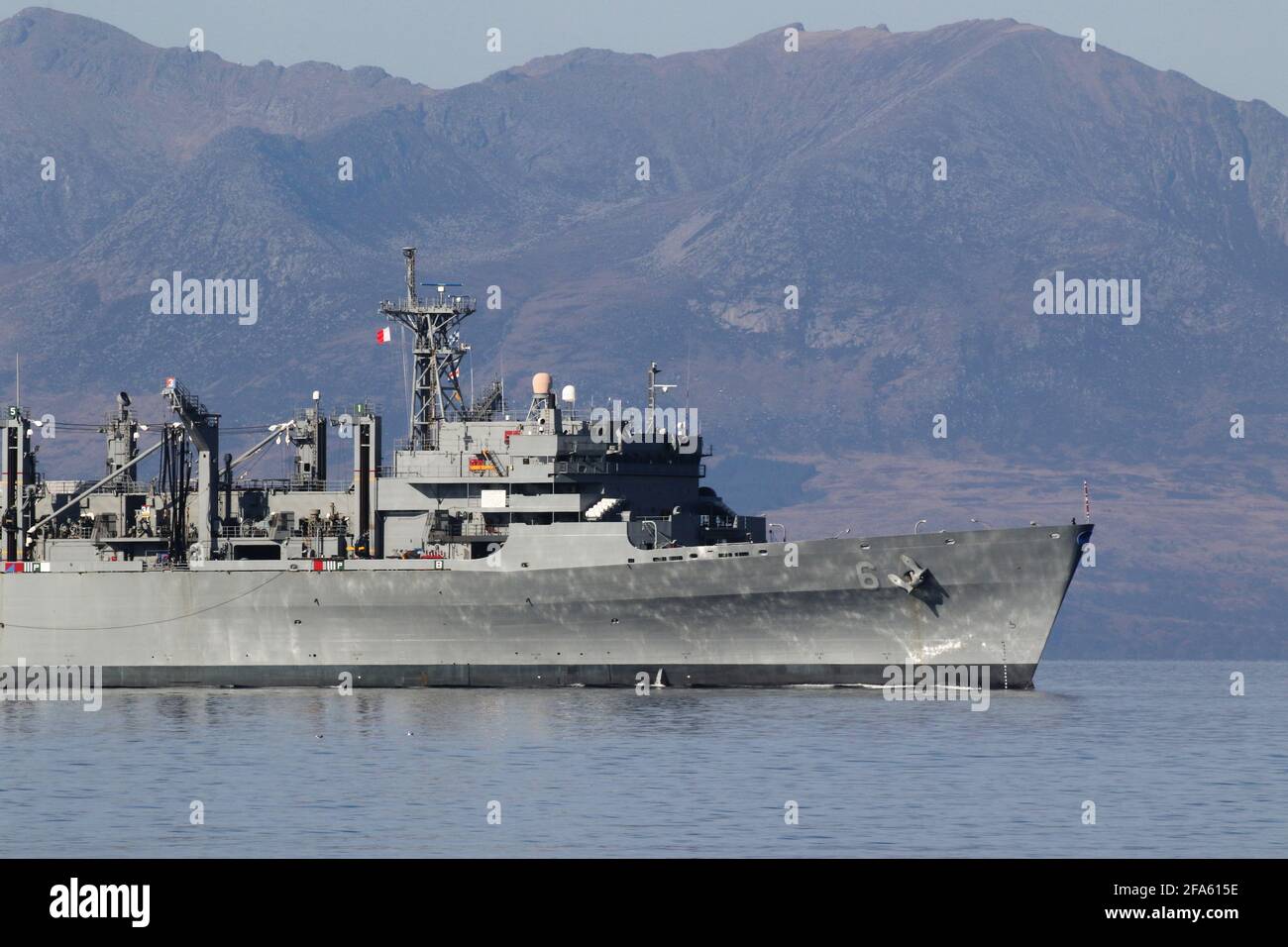 USNS Supply (T-AOE-6), a Supply-class fast combat support ship operated ...