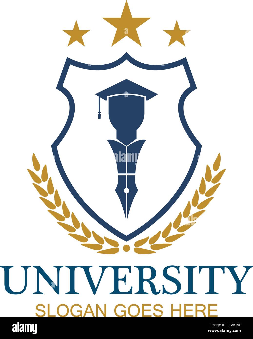 University, Academy, School and Course logo design template Stock ...