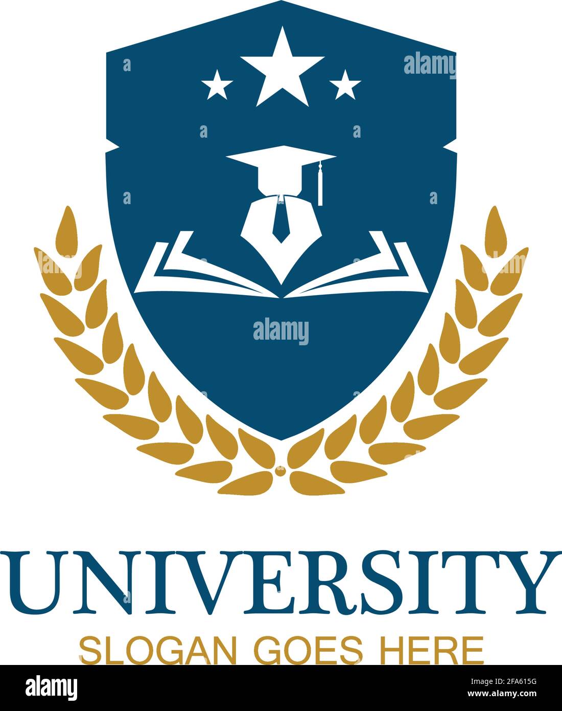 University, Academy, School and Course logo design template Stock ...