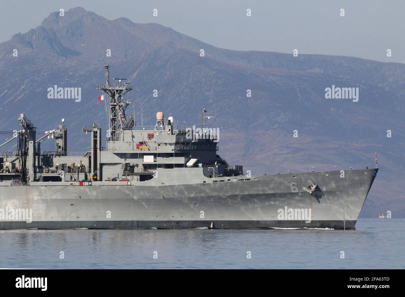 USNS Supply (T-AOE-6), a Supply-class fast combat support ship operated ...