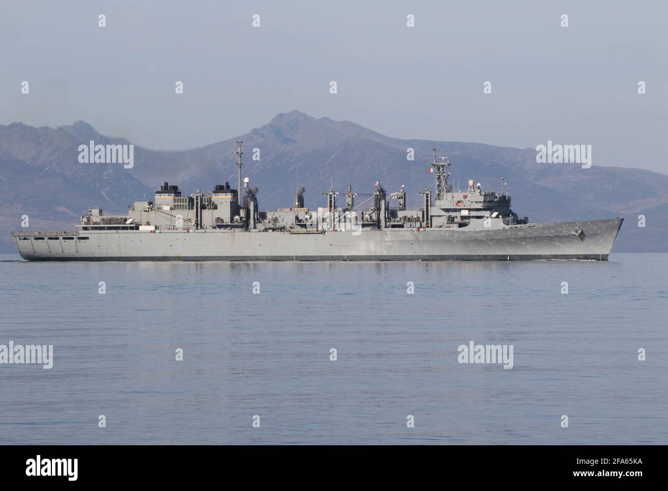 USNS Supply (T-AOE-6), a Supply-class fast combat support ship operated ...