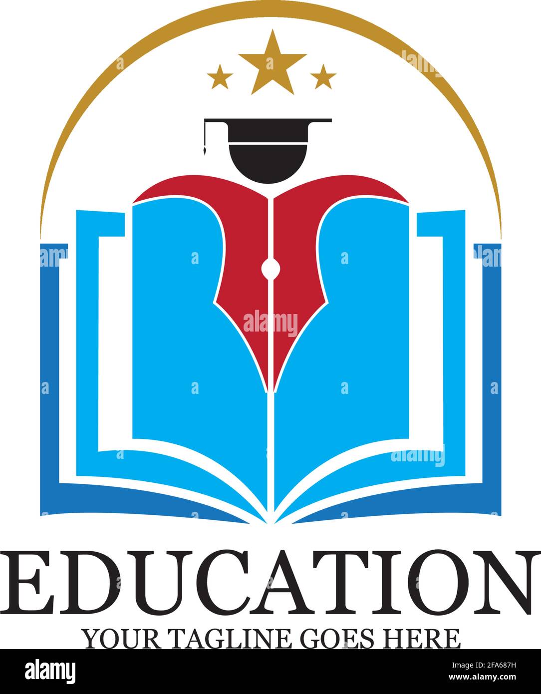 Education Logo Template vector icon illustration design Stock Vector ...