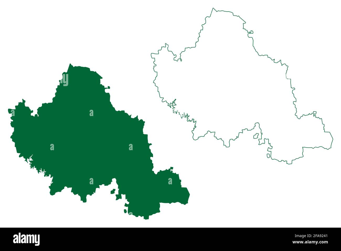 Mandya district (Karnataka State, Republic of India, Mysore division ...