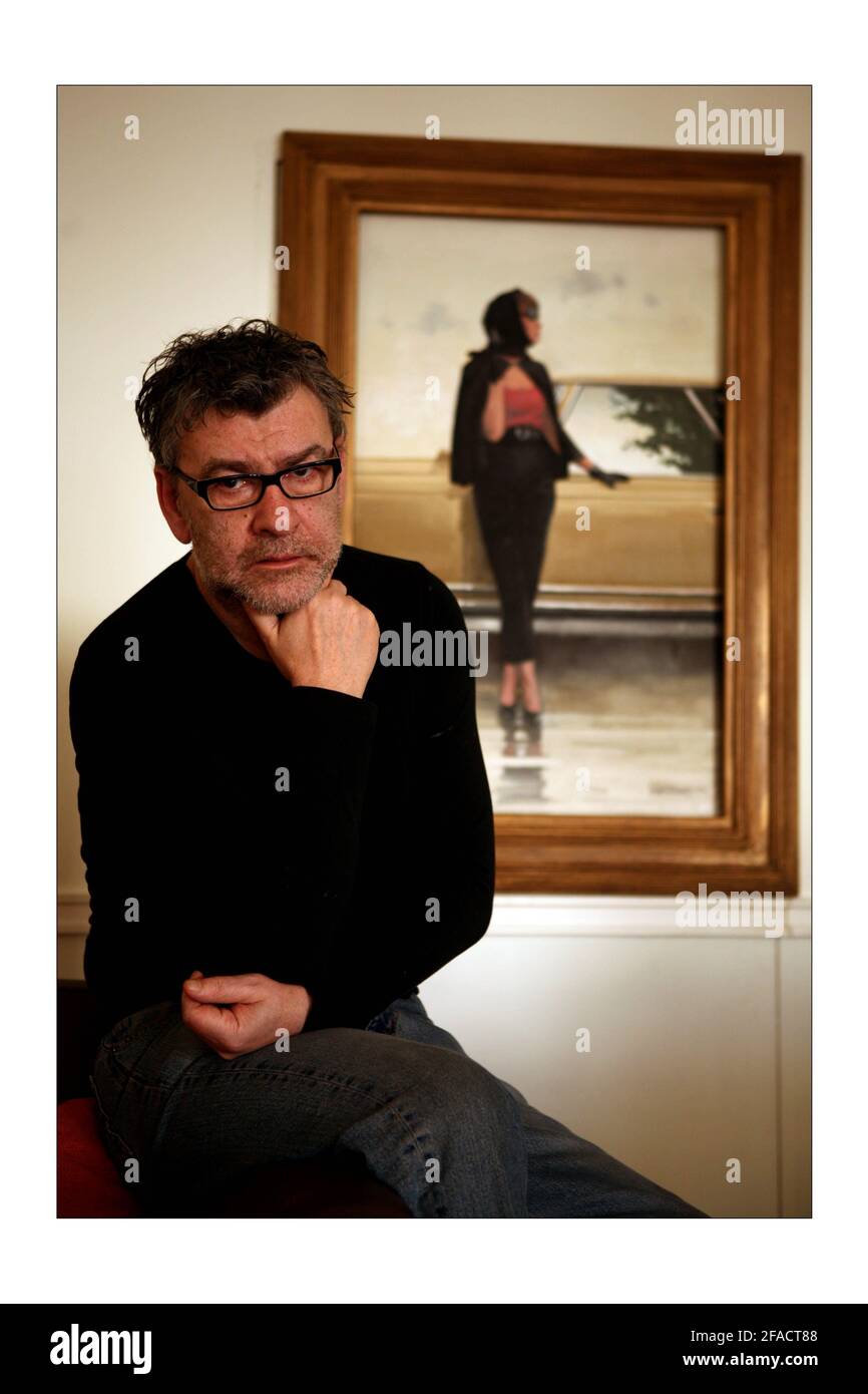 Jack Vettriano at home in west Londonphotograph by David Sandison The ...