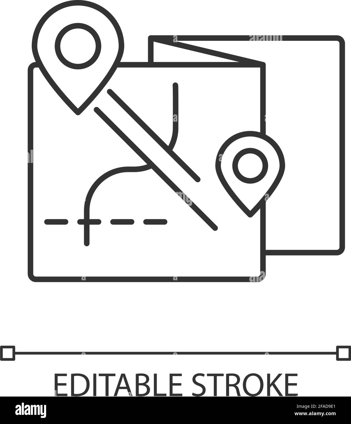 Tour route map Black and White Stock Photos & Images - Alamy