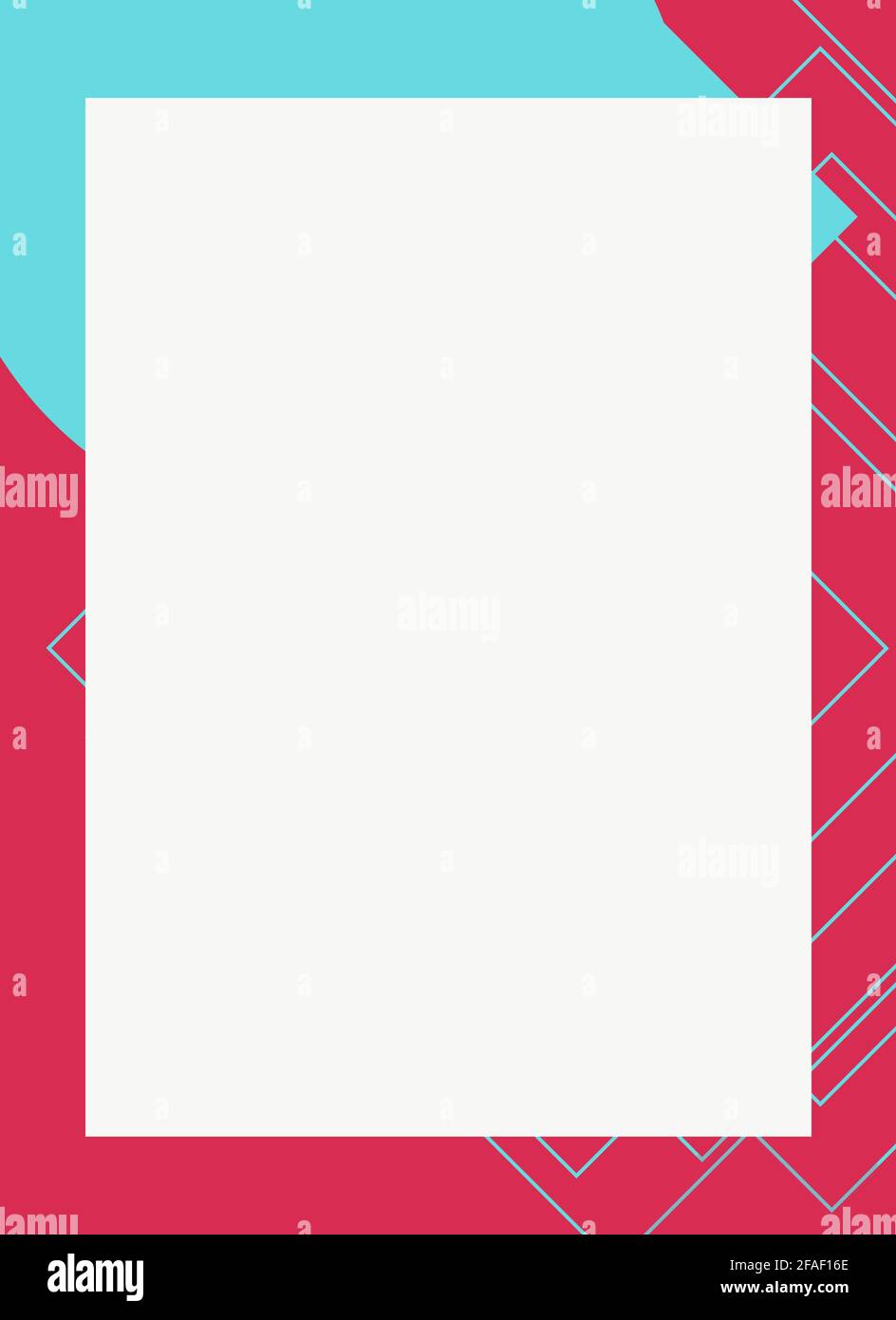 Colorful modern abstract flyer cover frame with decorative texture ...
