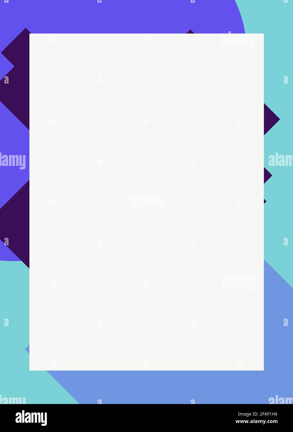 Colorful modern abstract flyer cover frame with decorative texture ...