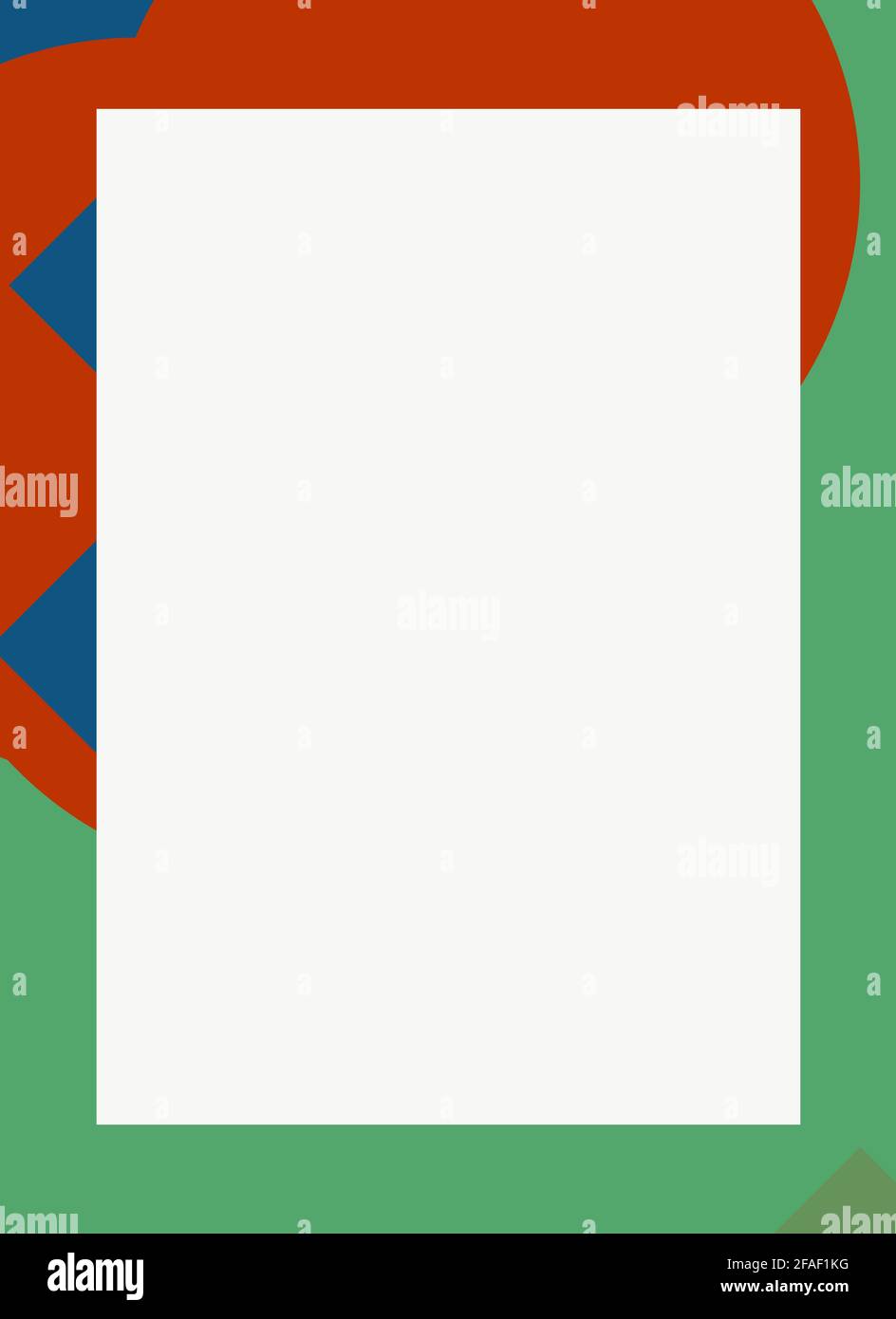 Colorful modern abstract flyer cover frame with decorative texture ...